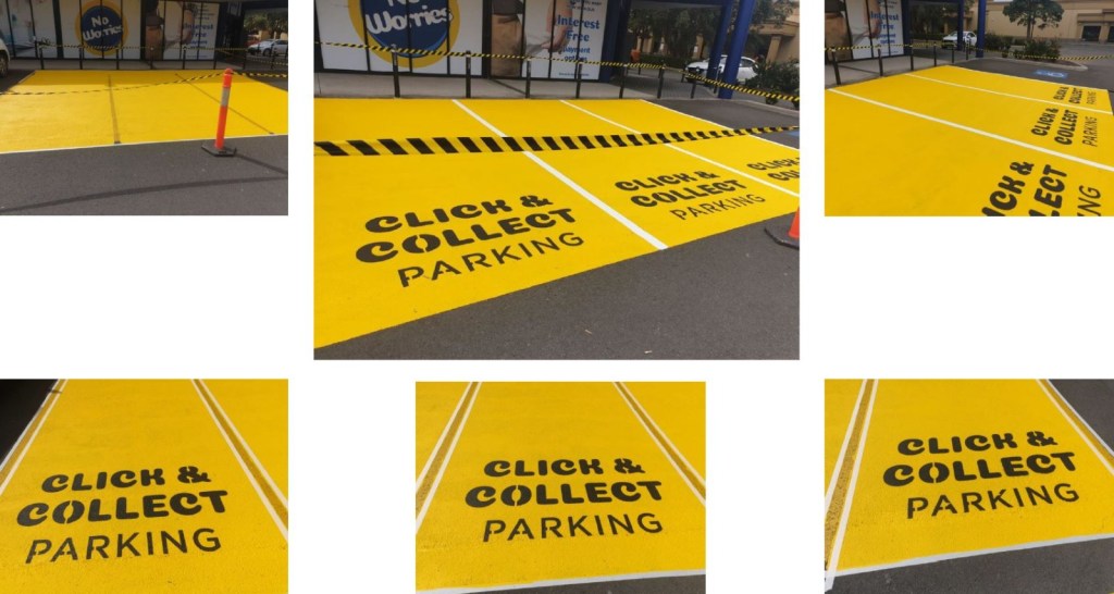 Harvey Norman Signage Upgrade – Click & Collect – Norman Global Projects