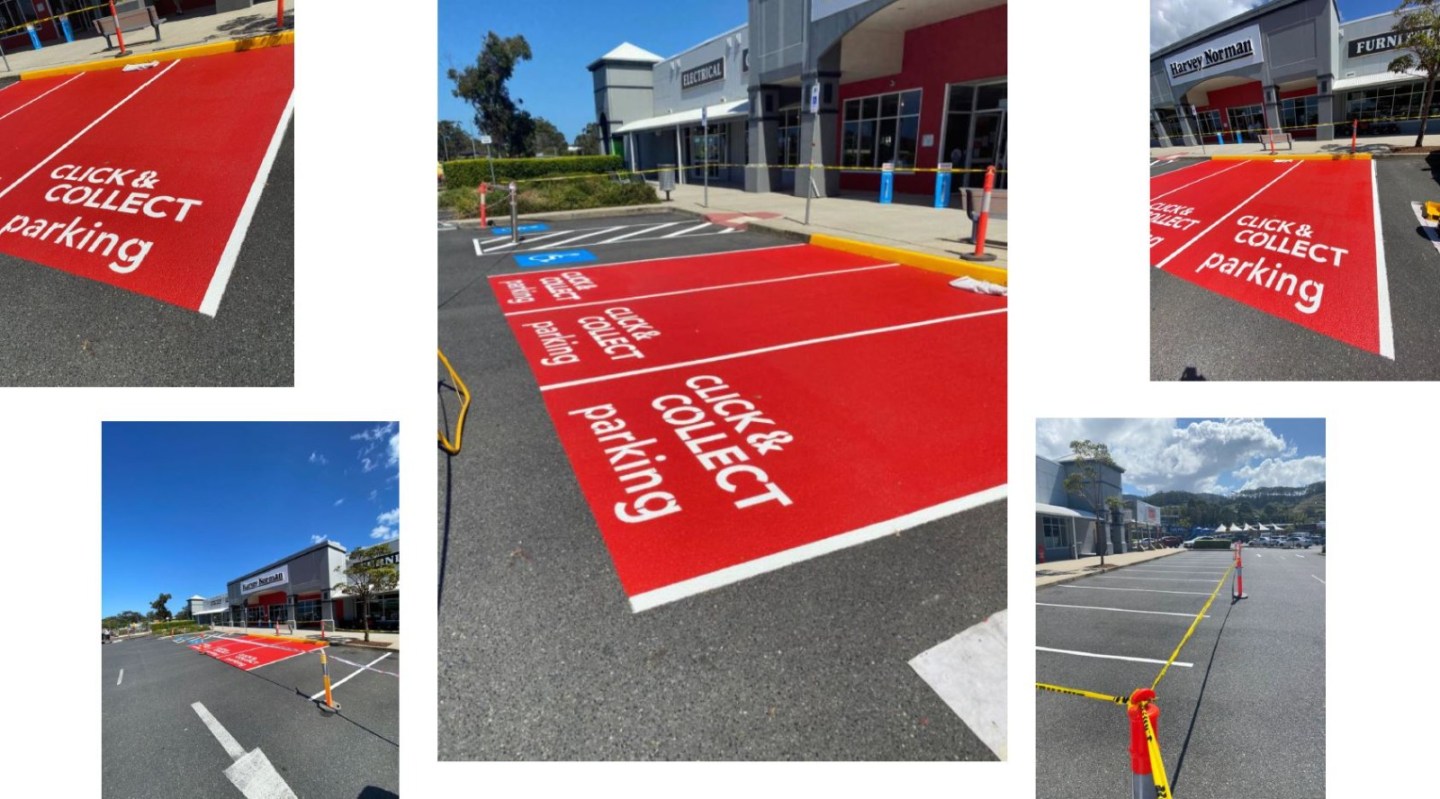 Harvey Norman Signage Upgrade – Click & Collect – Norman Global Projects